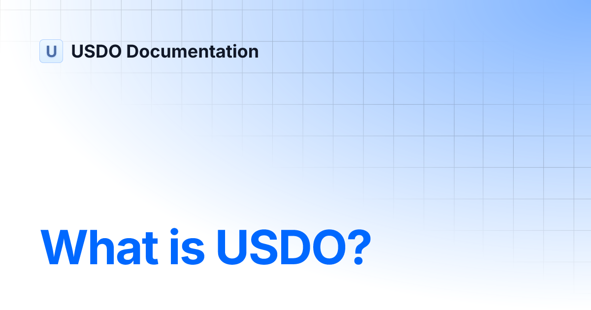 What is USDO? | USDO Documentation
